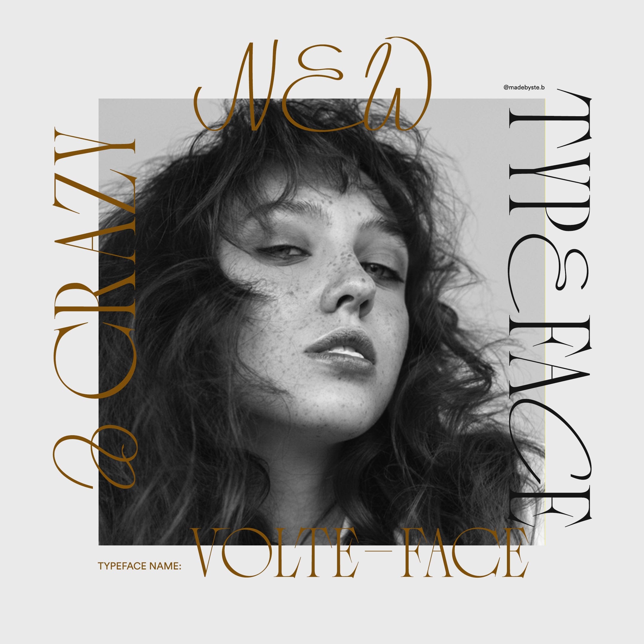 Volte-Face Typeface – Madebysté